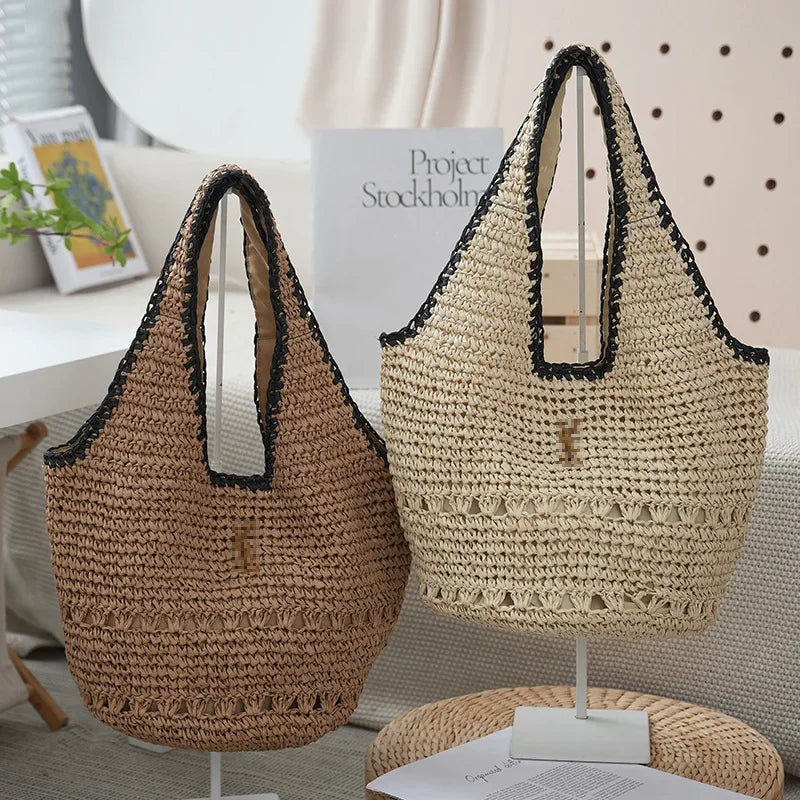 Aurel | Minimal Straw Handbag – Anna New York