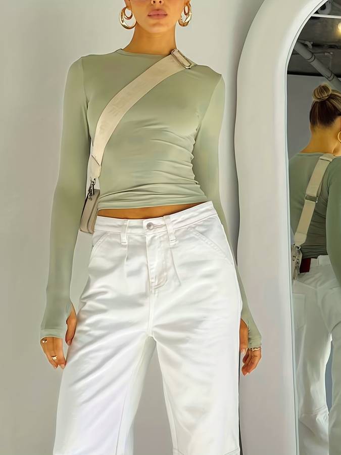 Saar | Basic Long-Sleeve Top – Anna New York